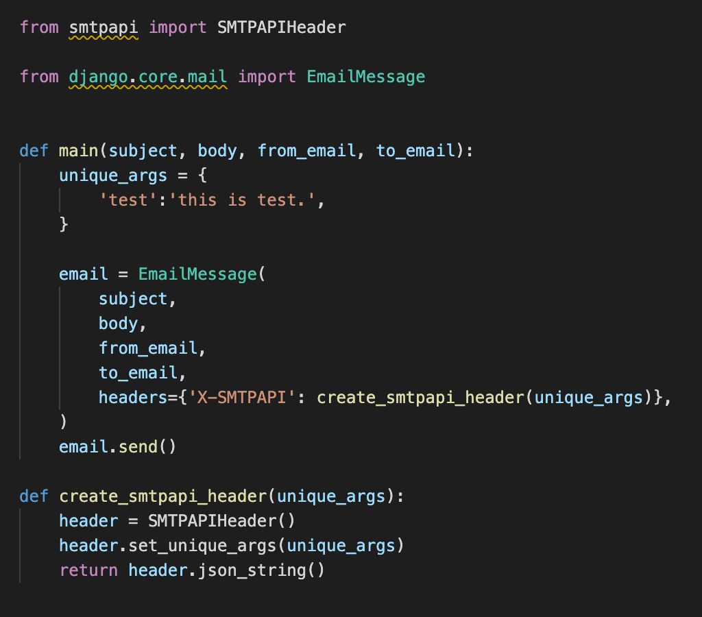 DjangoでX-SMTPAPIヘッダを使用してSendGridでメール送信を行うサンプルコード | IT資格マニアのエンジニア技術ブログ×英語