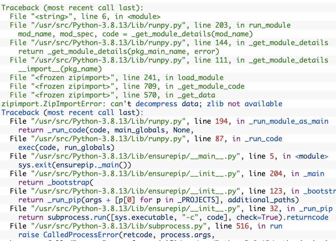 Pythonインストール時の「make altinstall」で「zipimport.ZipImportError: can’t decompress data」 | IT資格マニアの ...