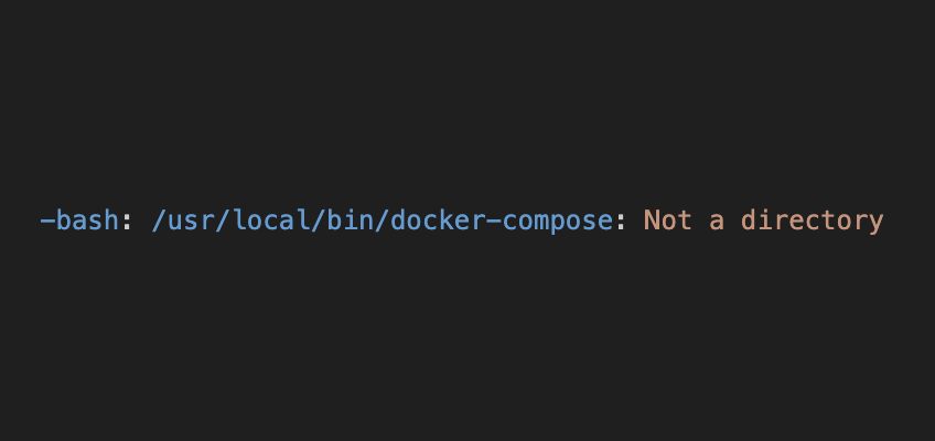 Dockerのアップデート時に「-bash: /usr/local/bin/docker-compose: Not a directory」 | IT資格マニアのエンジニア技術ブログ×英語