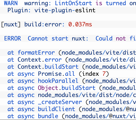 npm run dev時に「Cannot start nuxt: Could not find config file.」 | IT資格マニアのエンジニア技術ブログ×英語